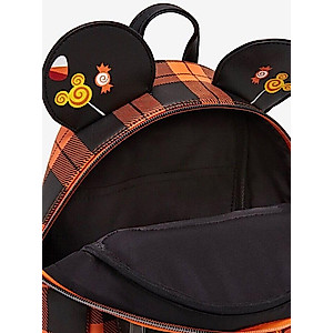 Loungefly Disney Halloween Plaid Mickey Mouse Ears Mini Backpack