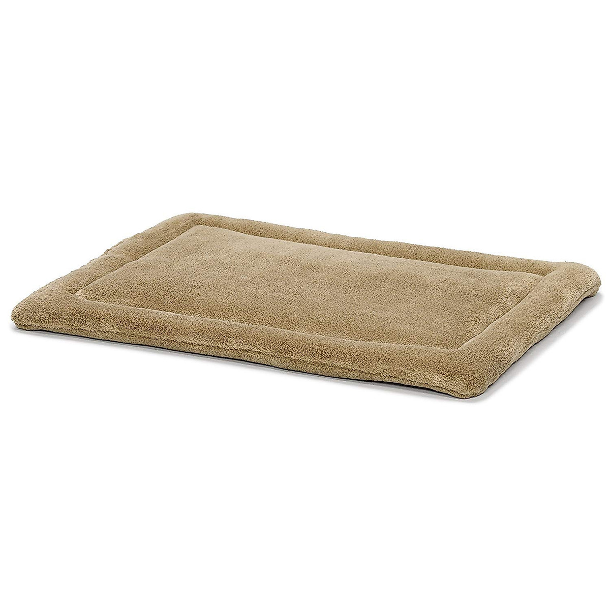 MidWest Homes for Pets Deluxe Micro Terry Pet Bed, Dog Bed & Crate Mat, Taupe, 22-Inch