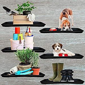 JobSite Heavy Duty Boot Tray, Multi-Purpose for Shoes, Pets, Garden - Mudroom, Entryway, Garage - Indoor or Outdoor - 15 x 28 Inch - 1 Pack