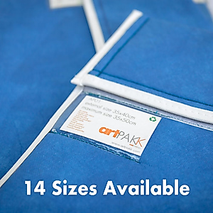 ARTPAKK Art Bags (AP03-28" x 36 1/2") - Strong • Shock-Absorbent • Reusable • Non-Toxic • Waterproof • Acid-Free Lining - Long-Term Art Storage + Shipping + Protection Solution (Colour May Vary)