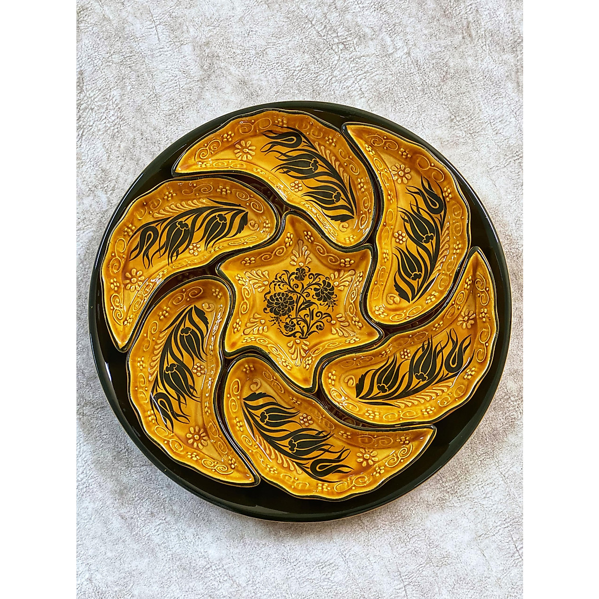 IstanbulArtWorkshop Turkish Breakfast Bowl Set, Turkish Ceramic Bowl Set, Food Serving Bowl Set, Appetizer Dishes Set, Turkish Tile Bowl, Dinnerware Serving Set