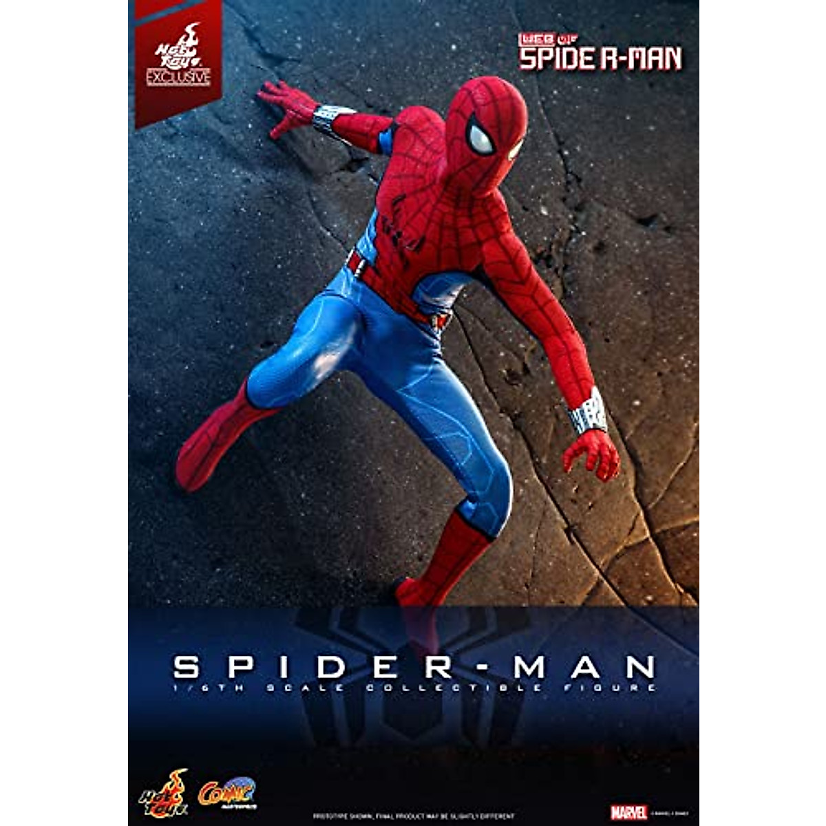 Hot Toys W.E.B. of Spider-Man Comic Masterpiece 1/6 Scale Exclusive Figure