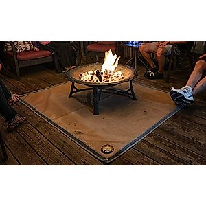 Pop-Up Fire Pit Backyard Bundle | Includes 24" Pop-Up Pit + Heat Shield | Includes Ember Mat | Have Worry-Free Fires On Any Surface | Meets All Federal Regulations | Unmatched Portability
