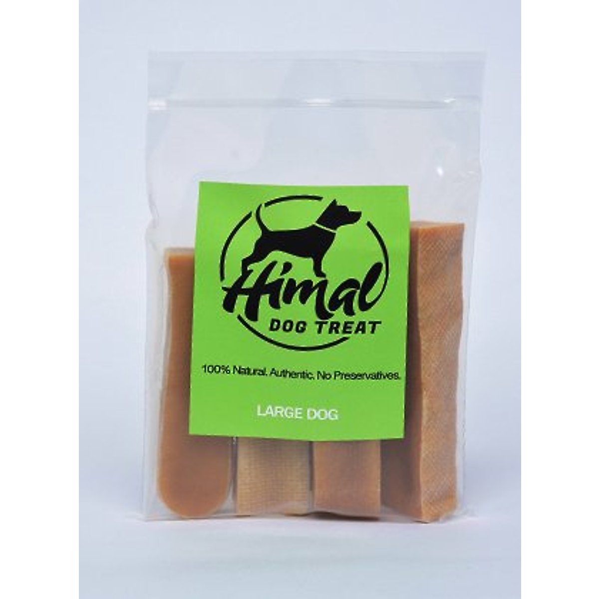 Himal Dog Treat 100% Natural, Pure Himal Hard Large Yak Chew, Himal 1 Pounder Large, Min Net Wt. 1 lb