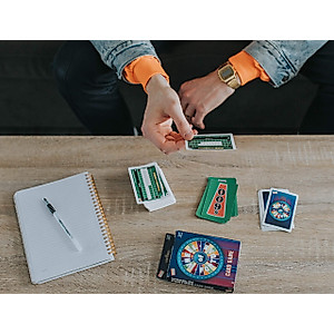 Endless Games Wheel of Fortune Card Game - Faced Paced Competition - Travel Sized Party Game