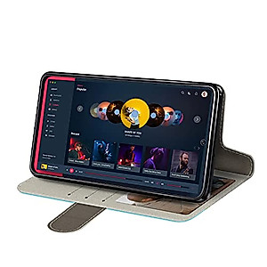 for Oppo Realme 7 Pro Flip Cover, Magnetic Buckle Multicolor Business PU Leather Phone Case with Card Slot, for Oppo Realme 7 Pro Sun Kissed Leather 6.4 inches