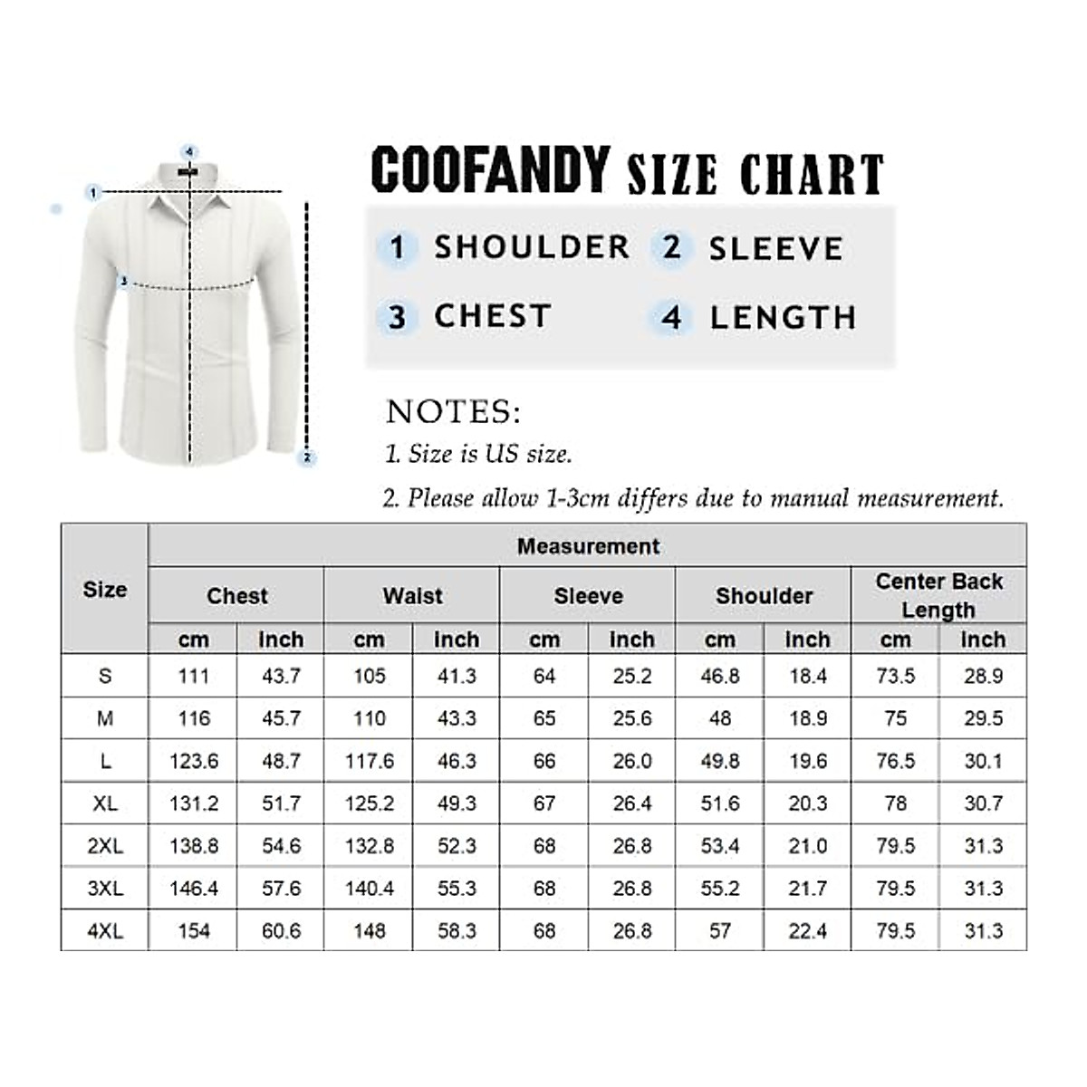 COOFANDY Men's Cuban Guayabera Shirts Casual Long Sleeve Button Down Shirt Summer Beach Tops Grey