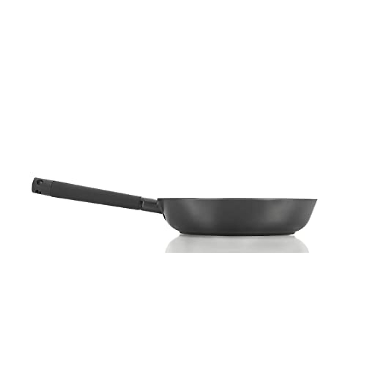 ZAVOR Noir 10 Inch Skillet - Premium Cast Aluminum with Titanium-based Nonstick Ceramic Coating & Removable Handles - Ultra Lightweight - Oven & Induction Ready | Noir Collection
