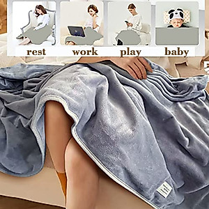 VAJOOCLL Faraday Blanket Cotton Protection Blanket for Beds, Couches, Pregnancy and Babies Belly Faraday Blanket, (B-47IN * 55IN)