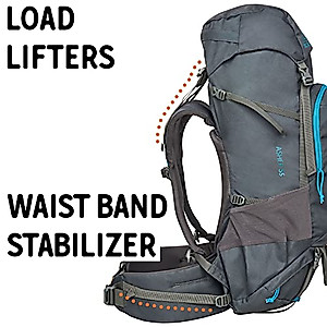 Kelty Hiking Daypack, Winter Moss/Dill, 55L