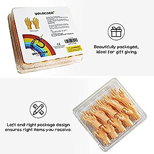 Yolococa Tiny Hands Finger Little Finger Puppets Mini Finger Hands Miniature Small Hands Tiktok 10 Pieces