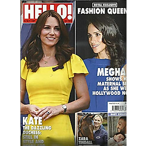 HELLO! MAGAZINE FASHION QUEENS SEPTEMBER 17 2018 NO. 1550 KATE & MEGHAN