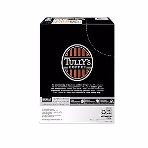 Tully's Coffee French Roast, Single-Serve Keurig K-Cup Pods, Dark Roast Coffee, 24 Count