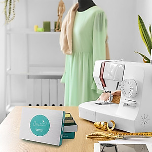 Sewing Thread - 24 Polyester Threads for Hand Stitching, Quilting & Sewing Machine - Set of 1000 yds Per Spool - 20 Colors Plus 2 x White & 2 x Black