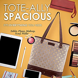 Tote Bags for Women by Sixtease - Large Tote Bag with Zipper Top - Genuine Leather Strap, Upcycled Canvas, Rug, Hair On and Hardware Accents - Vintage Style Hand Stitched - Intrigue