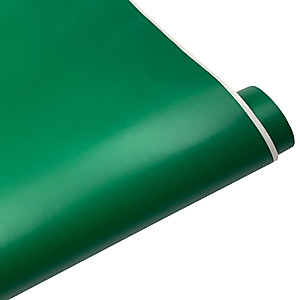Yifely Solid Color Green Furniture Paper Peel & Stick Shelf Liner Refurbish Old Dresser Drawers 17.7 Inch by 9.8 Feet
