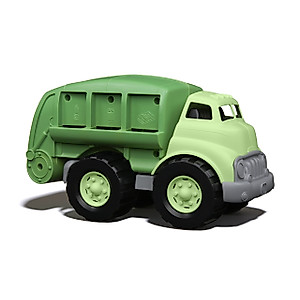 Green Toys Recycling Truck, Green FFP - Pretend Play, Motor Skills, Kids Toy Vehicle. No BPA, phthalates, PVC. Dishwasher Safe, Recycled Plastic, Made in USA.