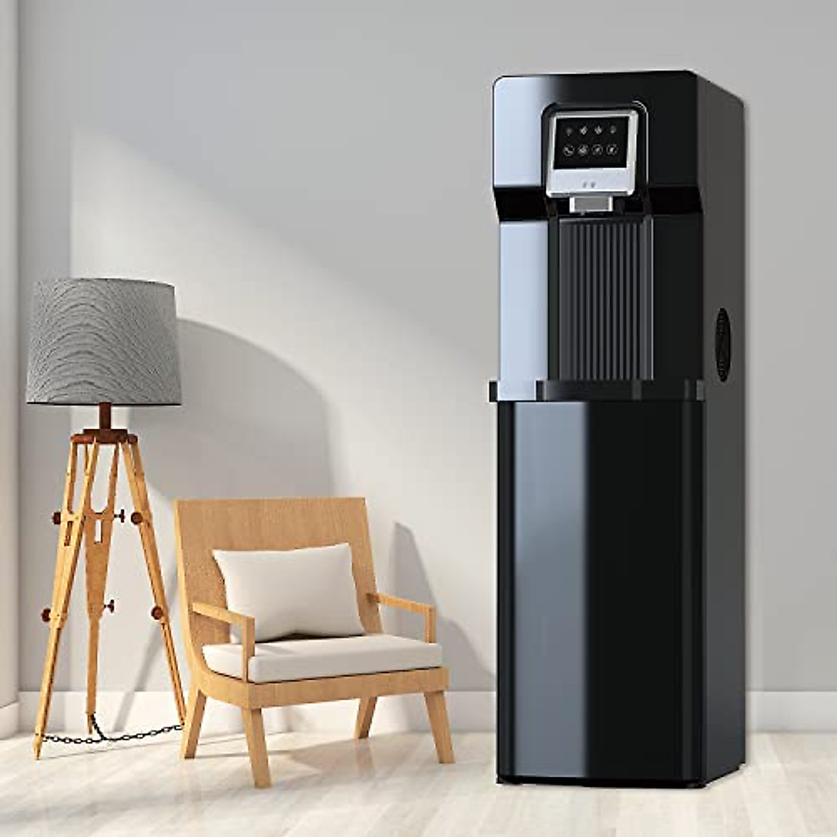 Soopyk 2 in 1 Ice and Water Dispenser Cooler 5 Gallon with Ice Maker ...