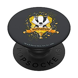 Harry Potter Watercolor Hufflepuff Crest PopSockets Swappable PopGrip