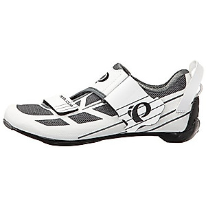 Pearl Izumi Women's W TRI Fly Select V6 Cycling Shoe, White/Shadow Grey, 36 EU/5.2 B US