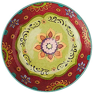 Certified International Tunisian Sunset Serving/Pasta Bowl, 13.25" x 3", Multicolor