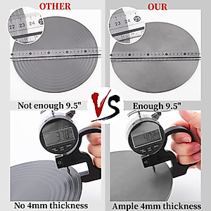 Heat Diffuser for Gas Stovetop,Cookware Accessories,Stove Diffuser for Pot Protection,Round Fast Defrosting Tray,Multifunctional Thawing Plate for Defrosting of Frozen Food (9.5Inch)