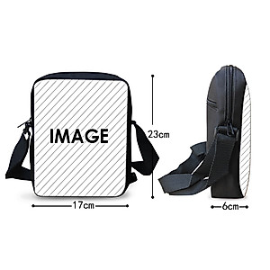 Bigcardesigns Christmas Messenger Bags for Adult Kids,Cute Santa Claus Printed Sling Crossbody Bag for Ladies Girls Outdoor Travel Purse Shoulder Handbag Satchel