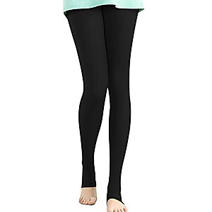 Women's Soft Leggings Golf Sun Protection Pants Leggings Compression Stockings, Black, One Size