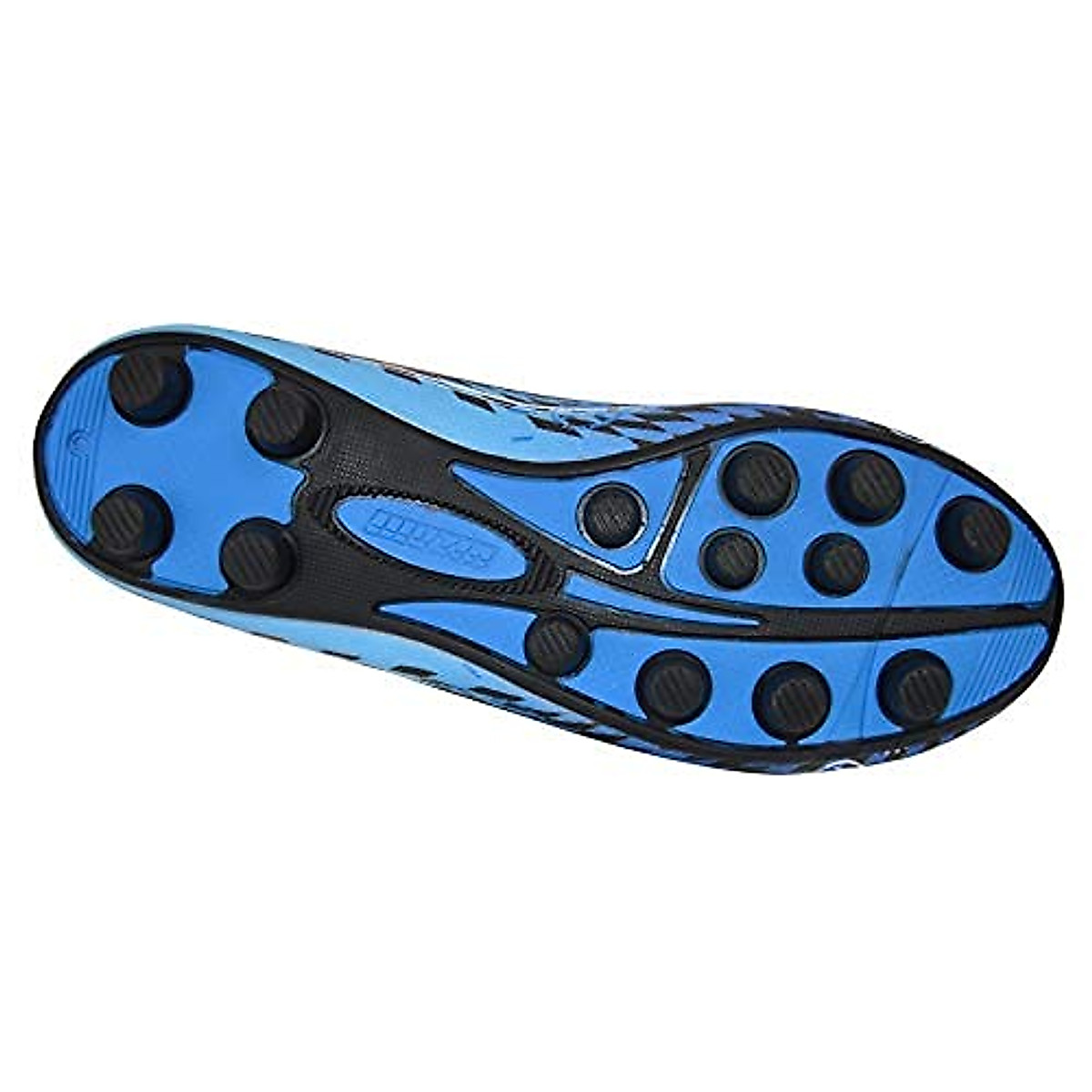 Vizari Racer Soccer Shoes for Toddlers & Little Kids | Unique Graphic Design with Sturdy Synthetic Leather Upper | Molded Rubber Outsole for Comfort & Traction - Blue/Red