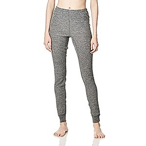 Fruit of the Loom Women's Micro Waffle Thermal Bottom, Medium, Smoke Heather
