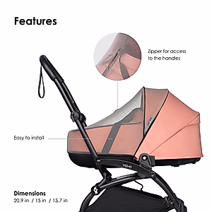 Stokke Babyzen YOYO Mosquito Net for Bassinet - Protect Baby from Mosquitoes & Other Insects