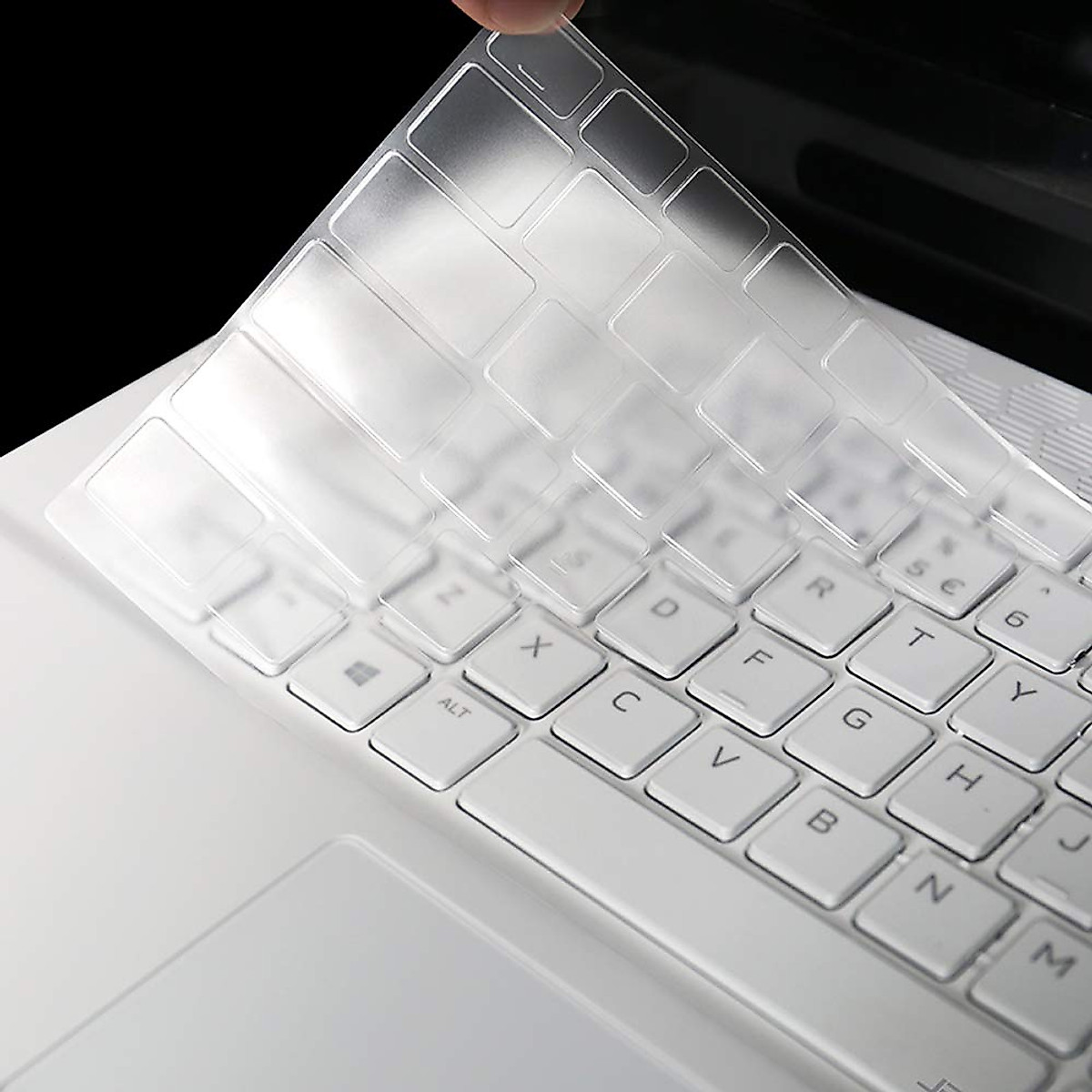 Keyboard Cover for Dell Alienware m15 R2 R3 R4 15.6 Gaming Laptop, Dell G7 17-7700 Gaming Laptop Accessories Keyboard Cover (Not Fit m15 R5 R6)- TPU