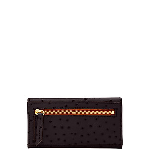 Dooney & Bourke Ostrich Continental Clutch Wallet