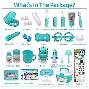 Doctor Kit for Kids | Kids Doctor Playset with Electronic Stethoscope | Toy Medical Kit for Kids | Pretend Play Doctor Set for Toddlers | Children's Realistic Dr. Kit with Sounds