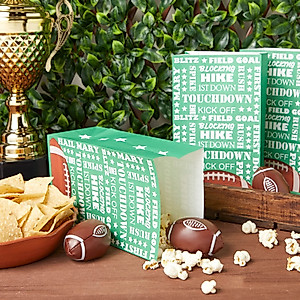 Juvale 36 Pack Football Snack Bags for Kids Sports Birthday Supplies, Party Favors, Treats (5.3 x 8.7 x 3.3 In)