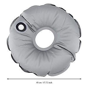 Haofy Round Umbrella Base Weights, Portable Foldable Round Outdoor Umbrella Flag Base Weight BaG Filled with Water for Beach Outdoor Pool Lawn