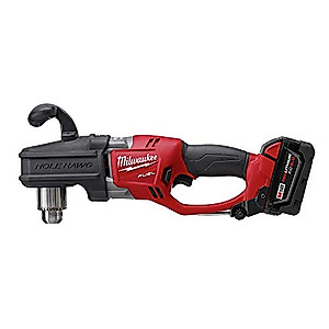 Milwaukee Electric Tool 2708-22 M18 FUEL HOLE HAWG Brushless Right Angle Drill Kit, 18 V, Lithium-Ion, 1/2" Quick-Lock, Keyless Chuck