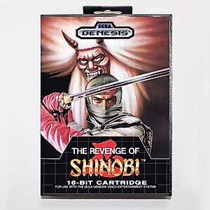 Revenge of Shinobi Game Cartridge 16 bit MD Game Card With Retail Box For Sega Mega Drive For Genesis