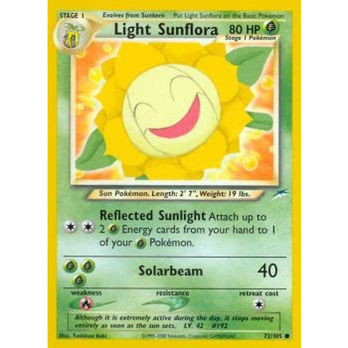Light Sunflora - 72/105 - Common - Unlimited Edition