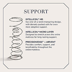 Stearns & Foster Lux Estate 16" Cassatt Luxury Ultra Plush Euro Pillowtop Mattress, 9-Inch Foundation, Full, Hand Built in the USA