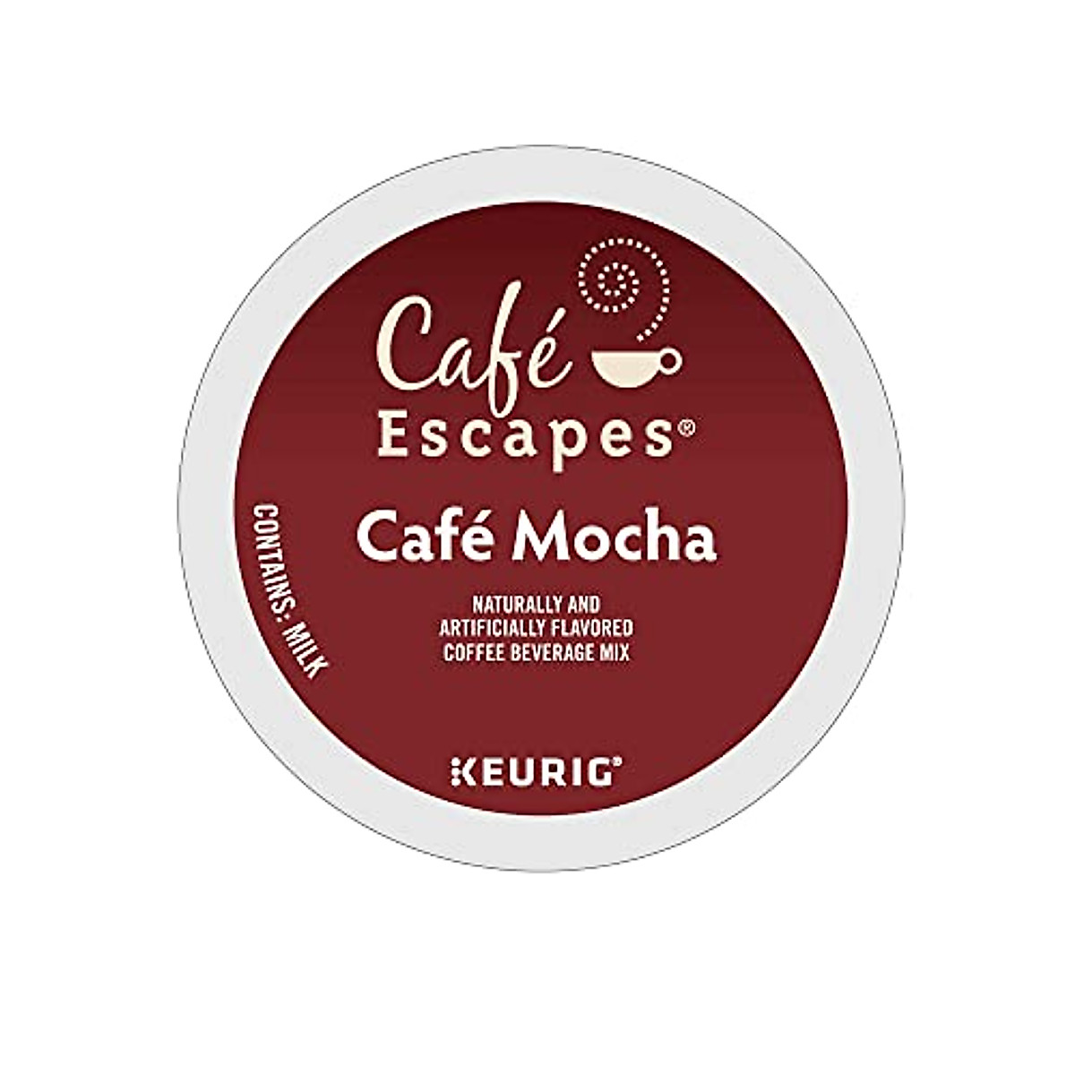Cafe Escapes Cafe Mocha Keurig Single-Serve K-Cup Pods, 96 Count (4 Packs of 24)