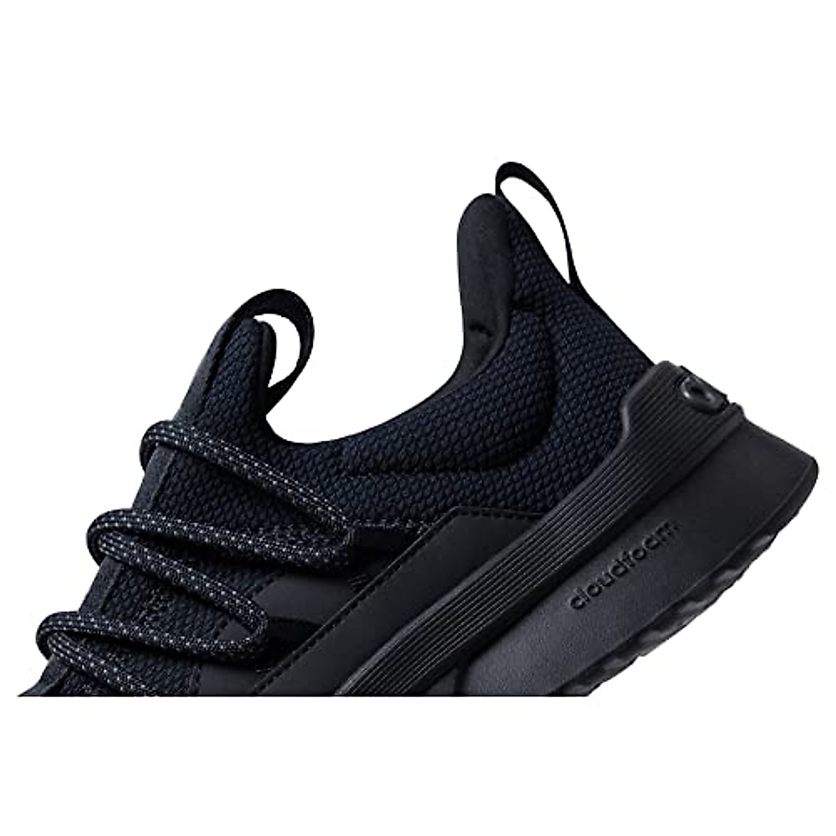 adidas Men's Lite Racer Adapt 5.0 Running Shoe, Black/Black/Grey, 12