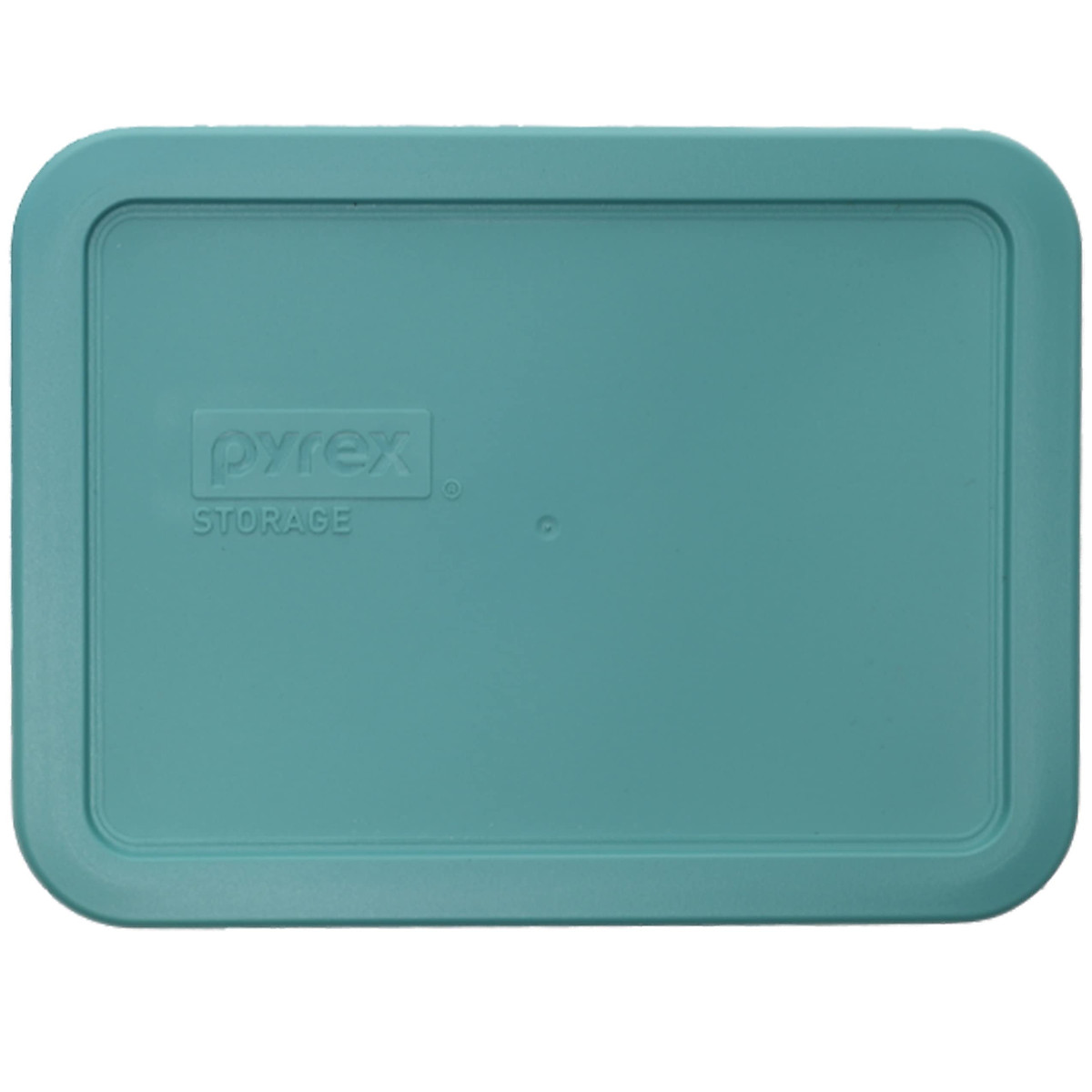 Pyrex (1) 7210 3-cup Glass Container & (1) 7210-PC 3-Cup Jade Dust Green Lid Made in the USA