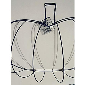 Floral Garden Pumpkin Wreath Form Metal Pack of 2 Halloween Craft Project Decorations