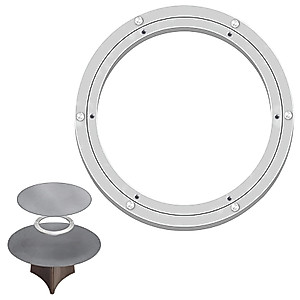 Turntable Bearing 5 8 10 12 14 16 18 20 24 28 32 40inch Heavy Duty Aluminium Alloy Aluminum Swivel Base Bearing, Non Slip Lazy Susan Turntable Bearing, For Table, TV Monitor, Sculpture
