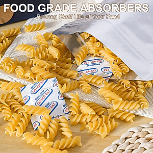 400cc Oxygen Absorbers for Food Storage - 100 Count (20x Packs of 5) - for Long Term Food Storage & Survival, Mylar Bags, Canning, Harvest Right Freeze Dryer, Dehydrated, and Preserved Foods