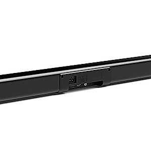 Hisense HS205 2.0ch Sound Bar, 60W, Roku TV ready, Enhance TV enjoyment, Bluetooth, HDMI ARC/Optical/AUX/USB, 3 EQ Modes, Black