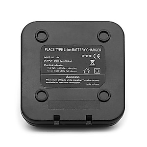 NEWASHAN Desktop Charger Replacement for Baofeng Radio BF-F8HP UV-5R 5RA 5RB 5RC 5RD 5RE 5RG UV-82 DM-5R TYT TH-F8 Walkie Talkie Li-ion Battery Charging Dock Cradle Base (USB Adapter)