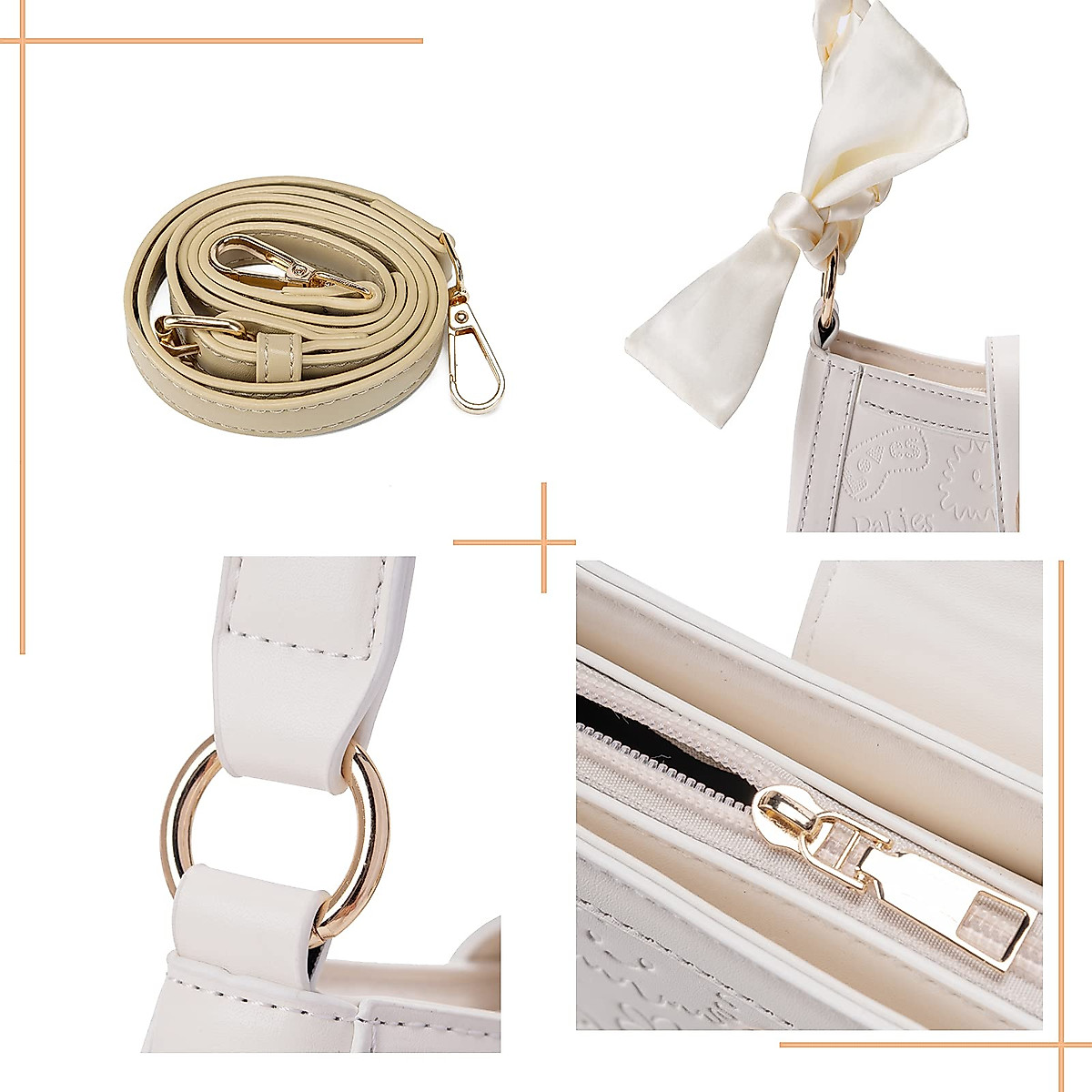 GOPHRALOVE Stylish Small Cute Clutch Shoulder Purse with Zipper for Woman (Light Green)