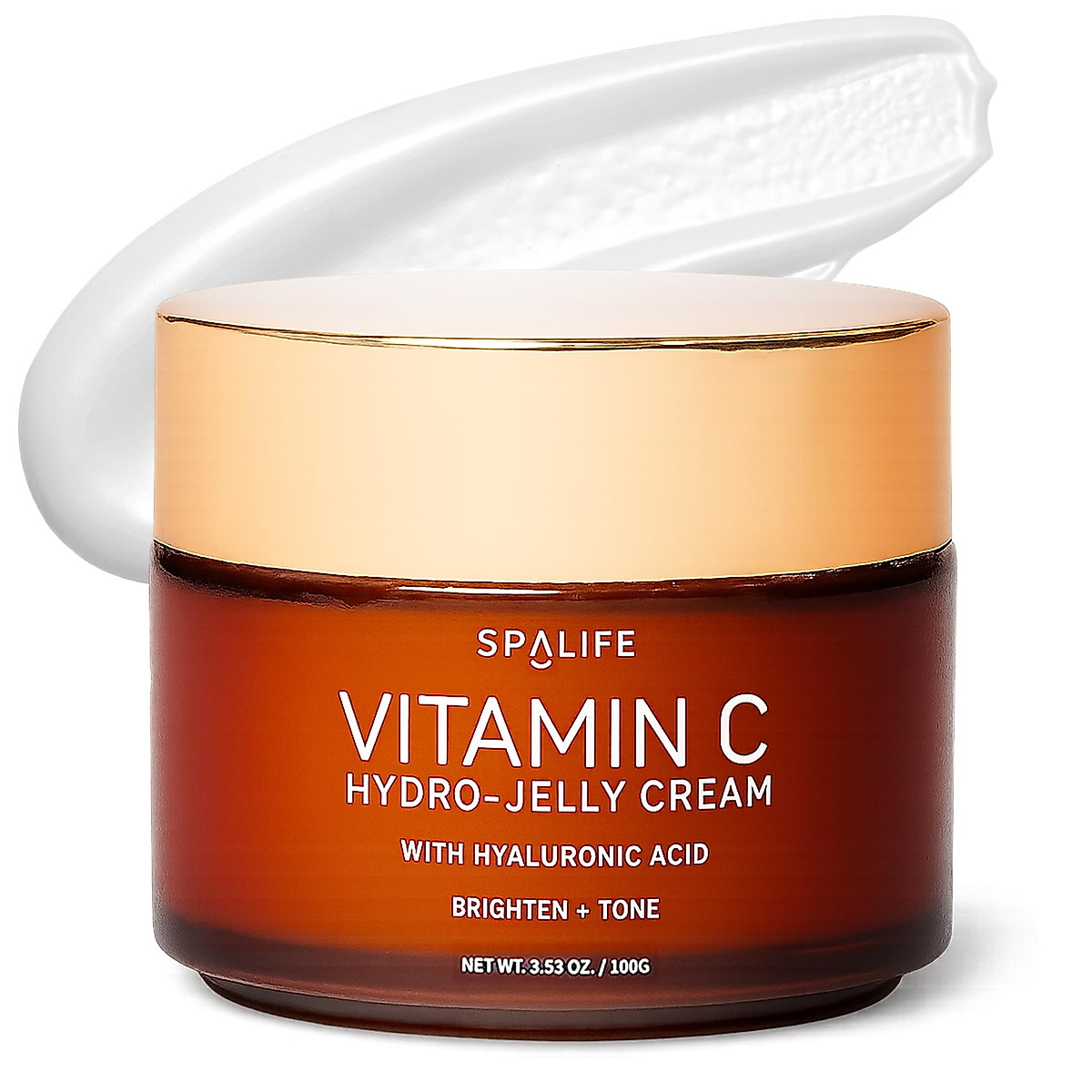 SpaLife Brighten + Depuff Vitamin C Hydro-Jelly Eye Cream With Green Tea